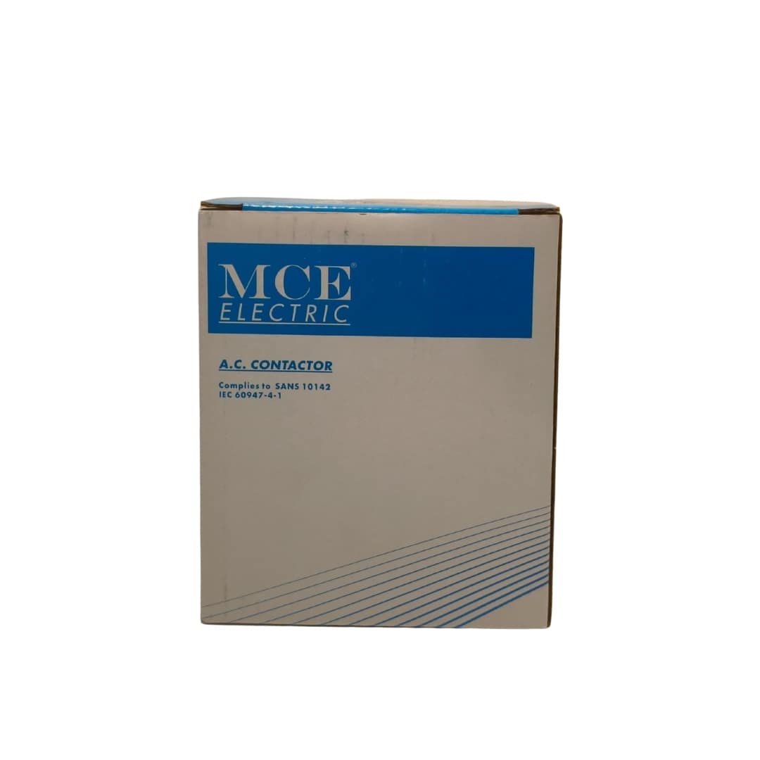 MCE -D2510 AC CONTACTOR 25A 415V 50/60HZ 3P+1NO – ASA Fasteners