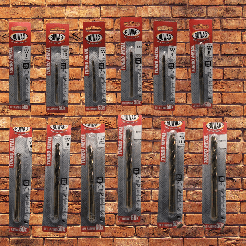 RUWAG Turbo Metal Drill-Bit Range - ASA Fasteners